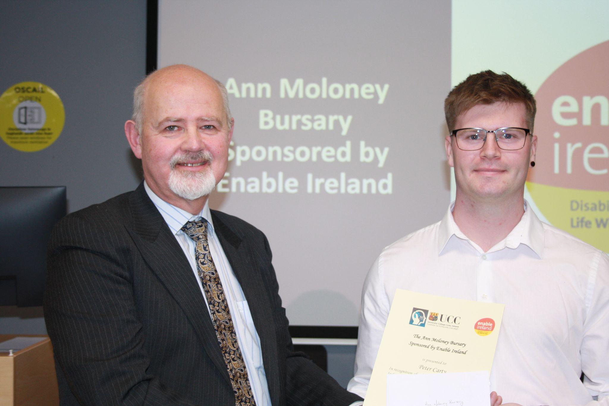 Peter Carty - Ann Moloney Bursary Recipient | Enable Ireland